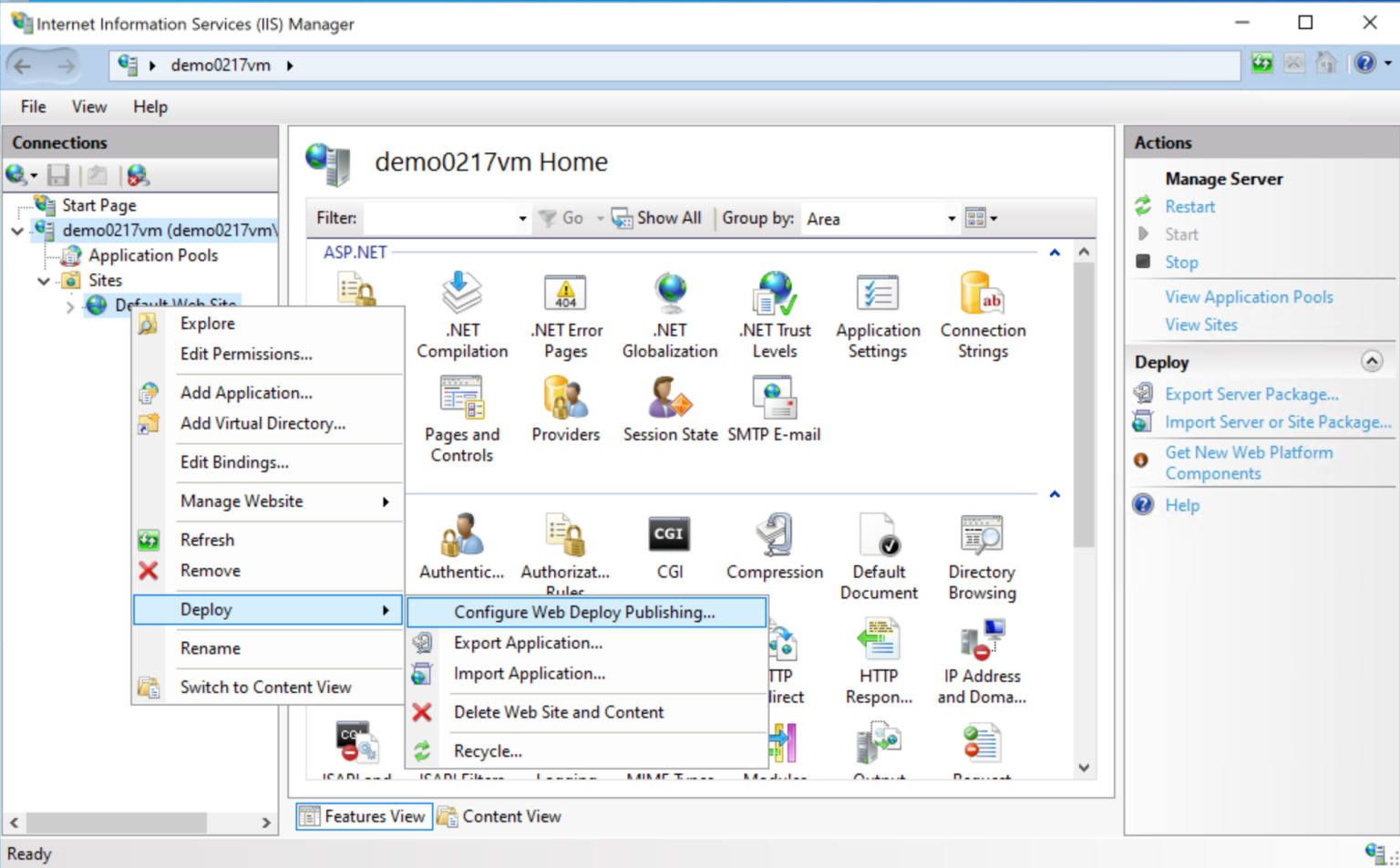 Azure VM に Visual Studio から Web Deploy で Web アプリをデプロイしてみたよ | メモログ