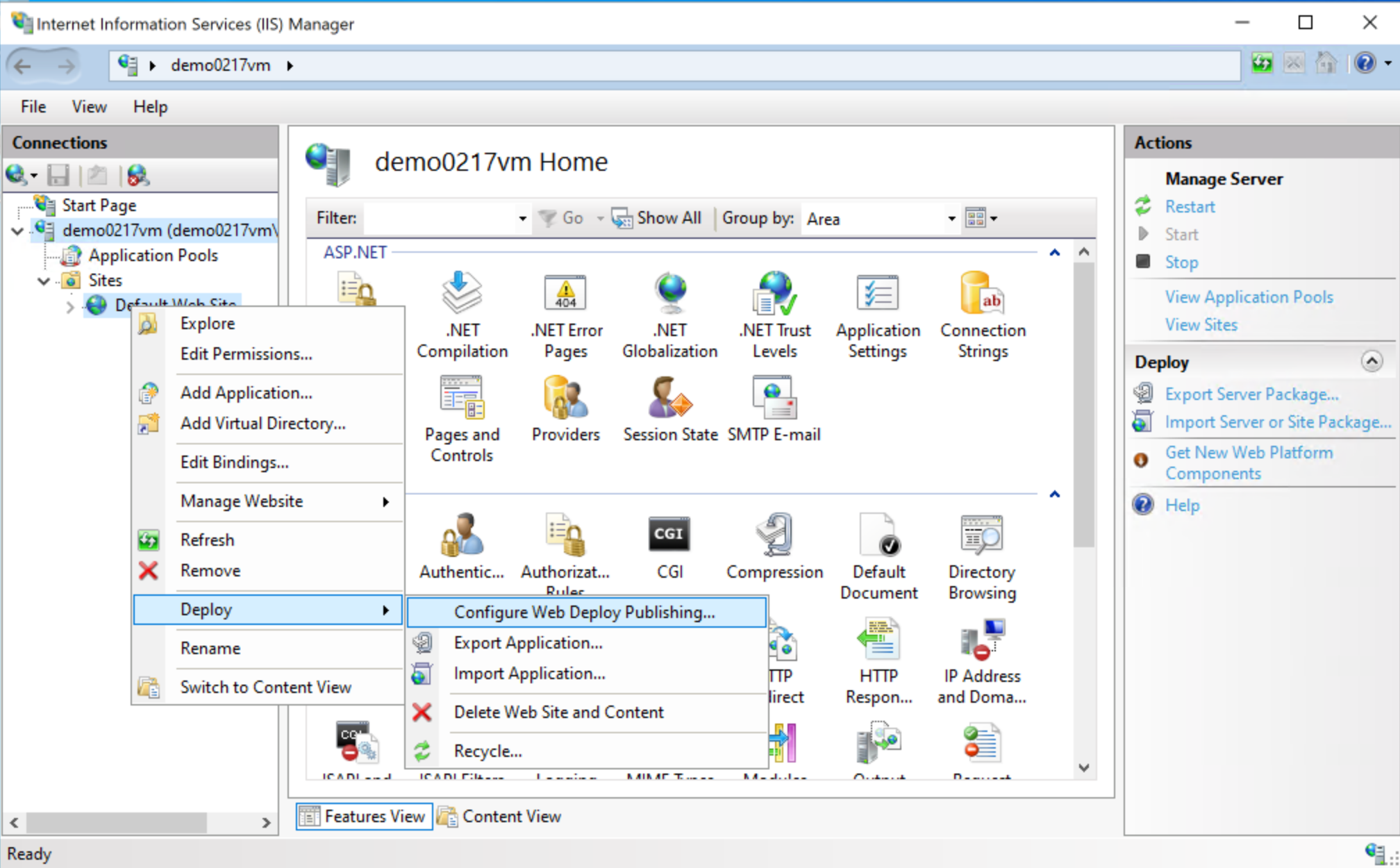 Azure VM に Visual Studio から Web Deploy で Web アプリをデプロイしてみたよ | メモログ